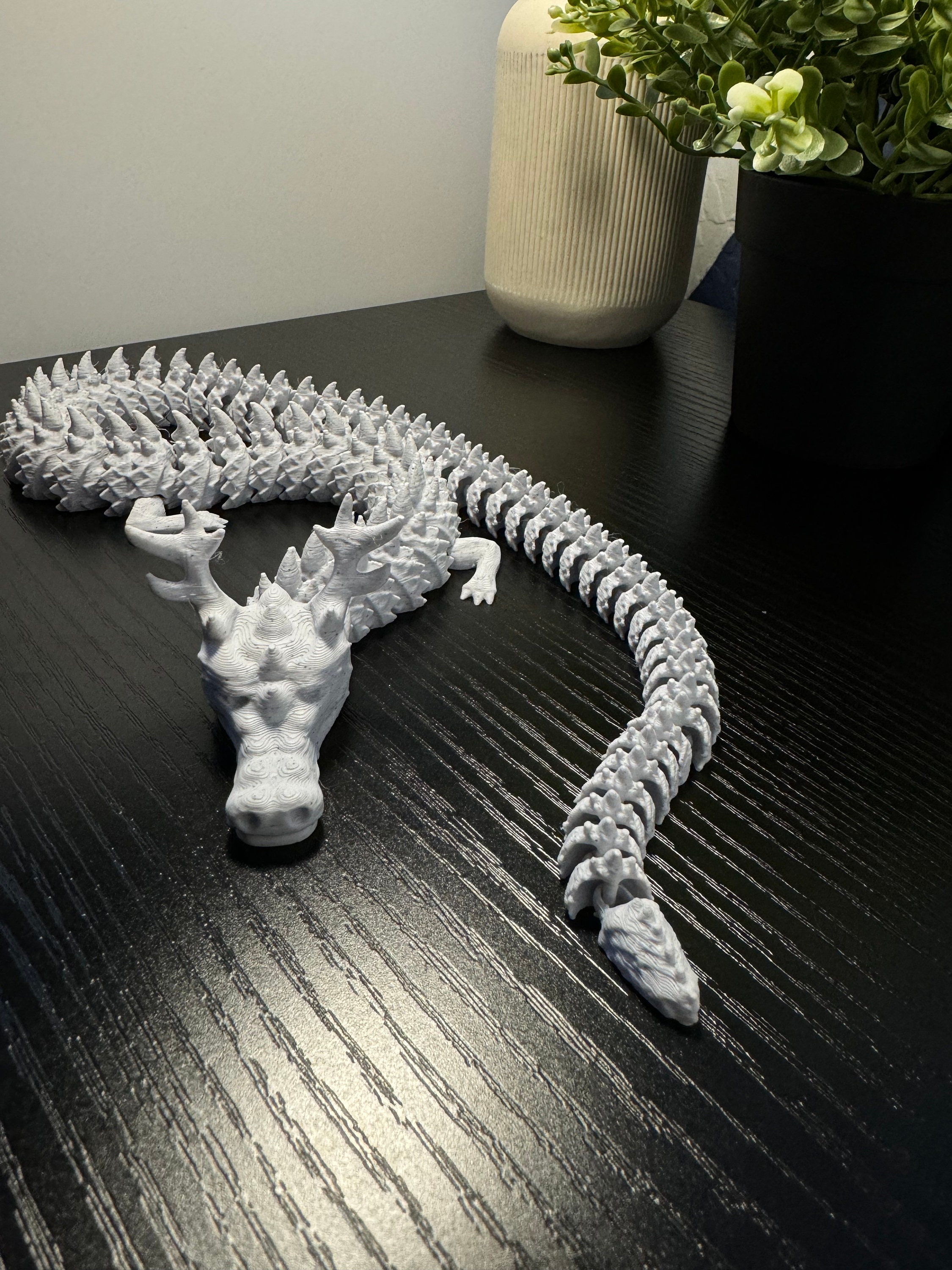 Marble Forest Dragon 3D Print - Etsy