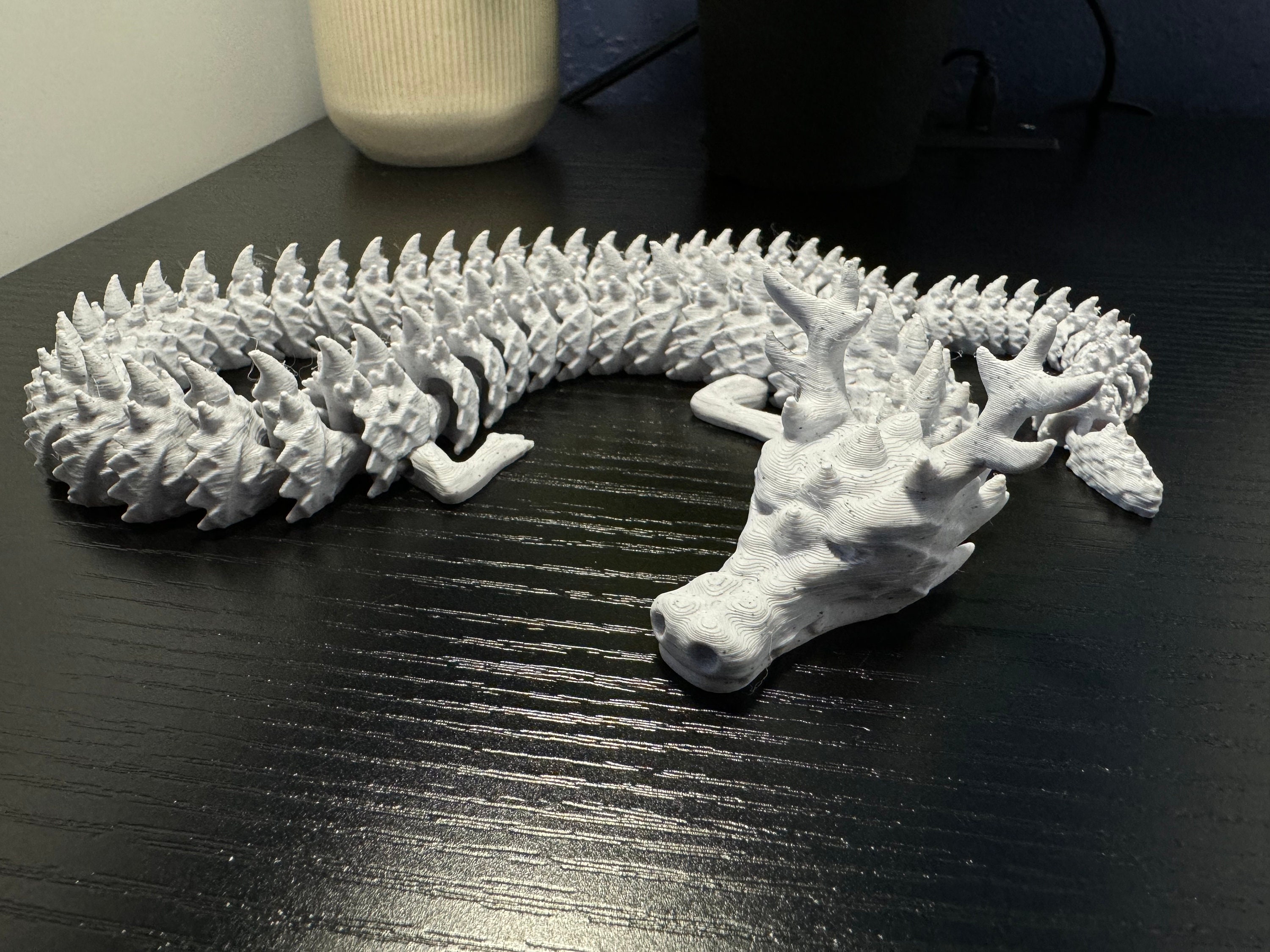 Marble Forest Dragon 3D Print - Etsy