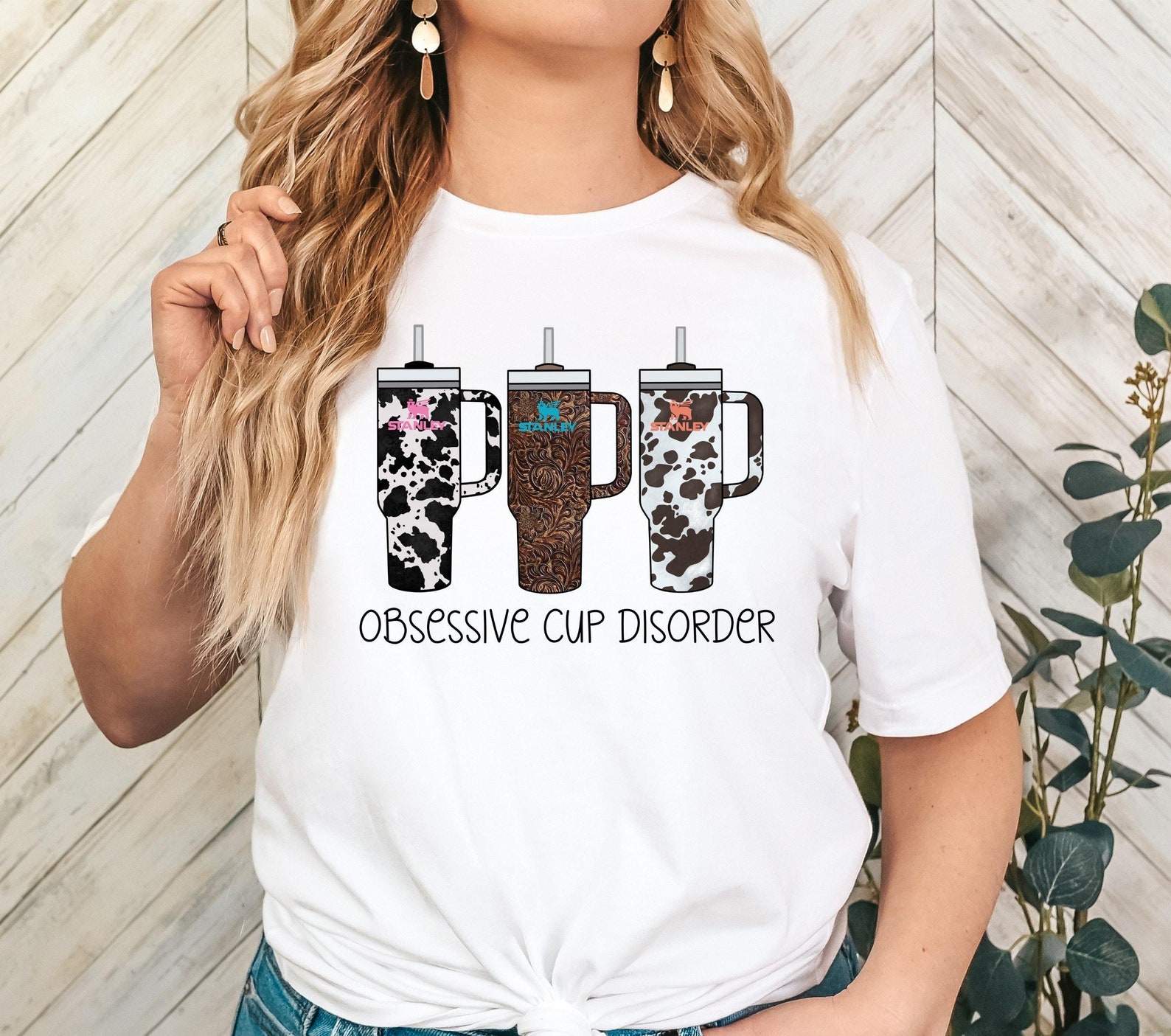 Obsessive Cup Disorder Shirt: Funny Tumbler Tee - Etsy