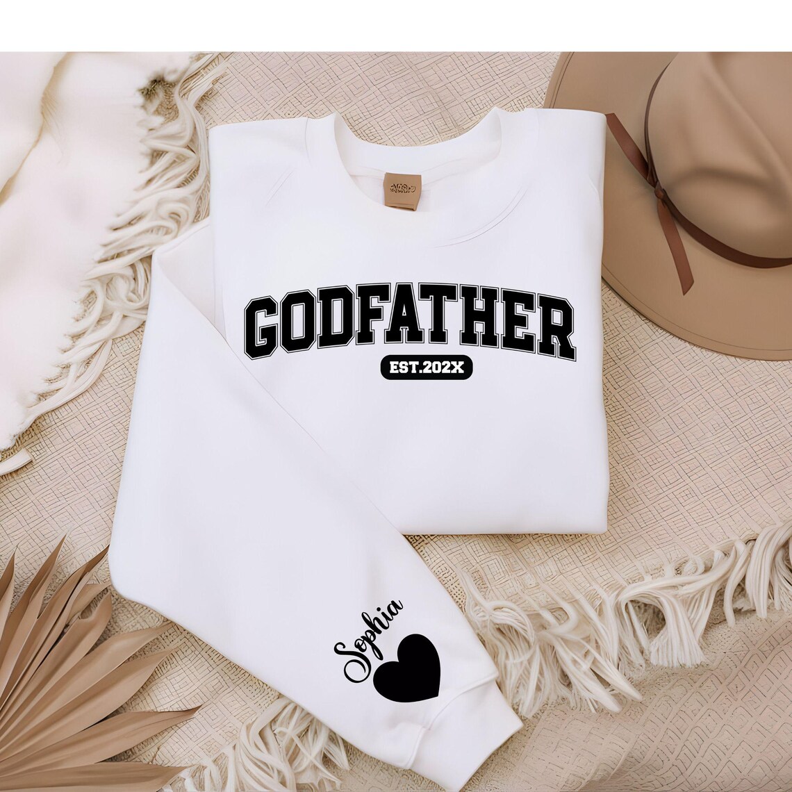 Custom Godparent Sweatshirt, Personalized Godmom Goddad Gift - Etsy