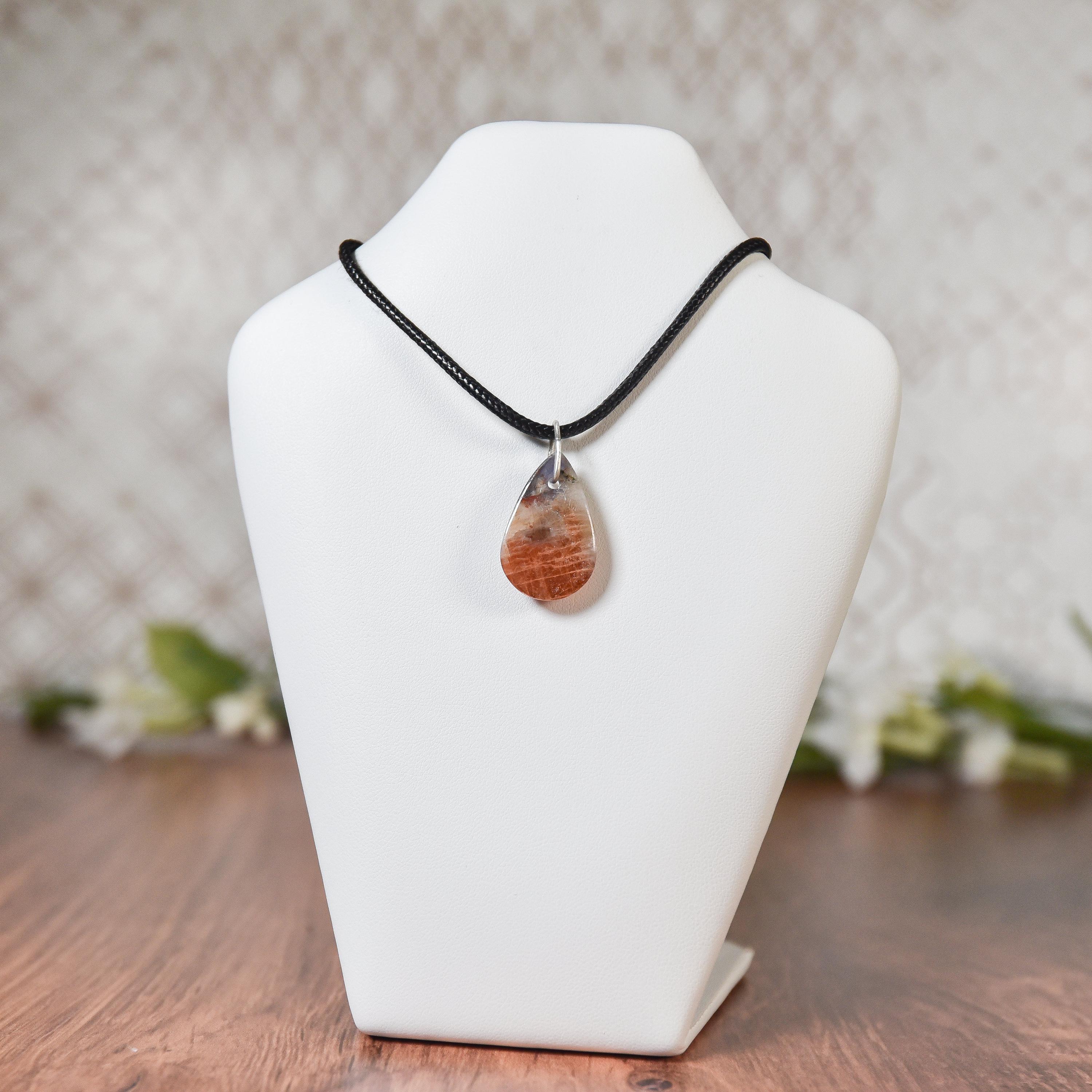 Sunstone and Iolite Pendant - Etsy