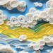 Quilled Clouds - 10 Seamless Patterns, 12'x12', 300dpi - Seamless ...