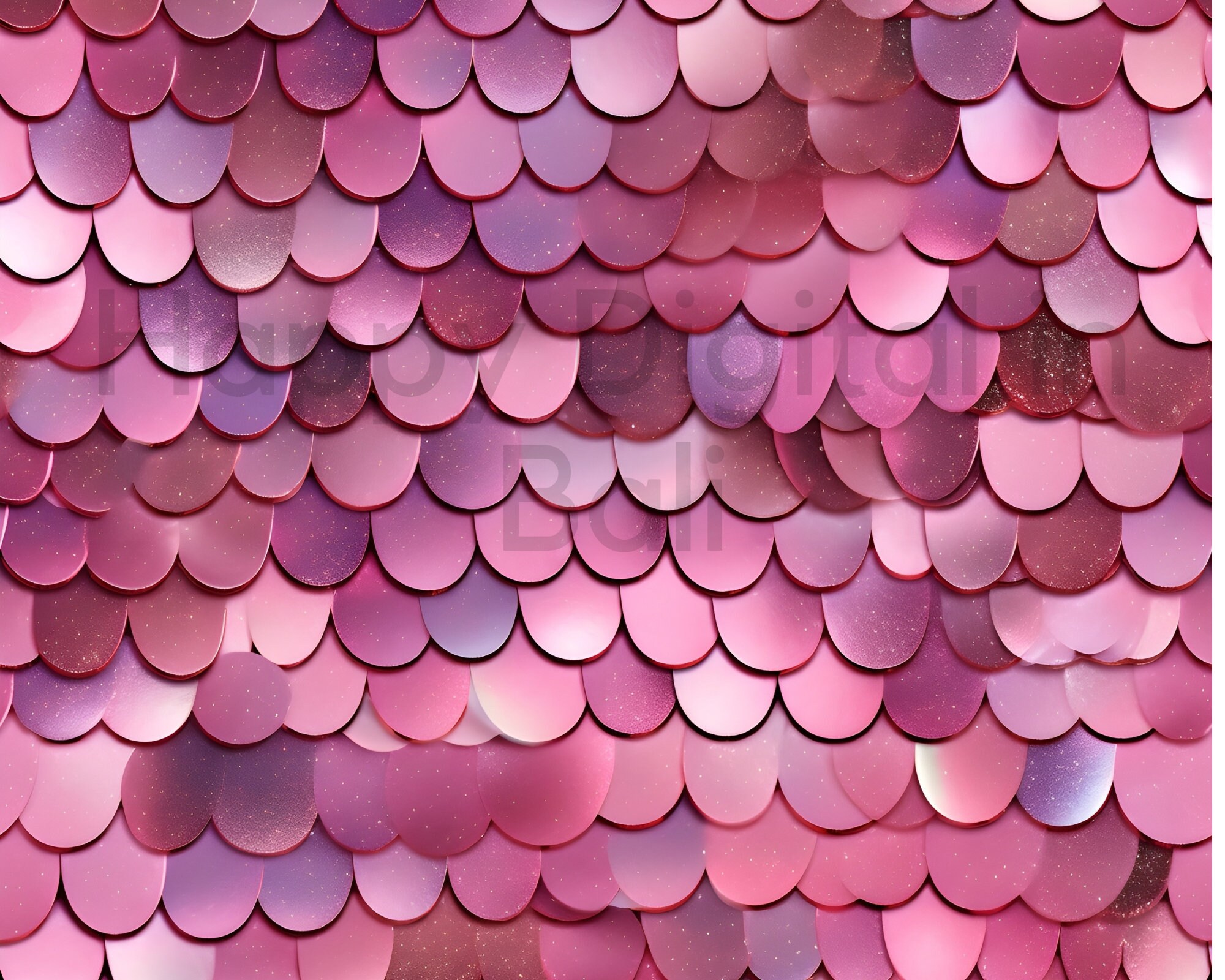 3D Glitter Mermaid Scales - 10 Seamless Patterns, 12'x12', 300dpi ...