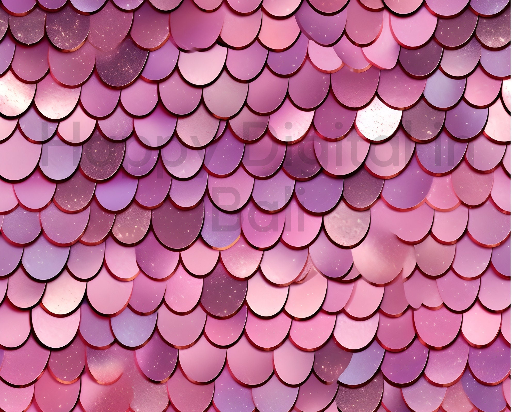 3D Glitter Mermaid Scales - 10 Seamless Patterns, 12'x12', 300dpi ...