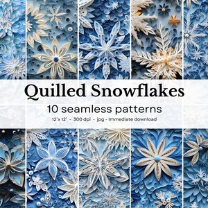 Quilled Paper Art Megabundle - 110 Seamless Patterns, 12'x12', 300dpi ...