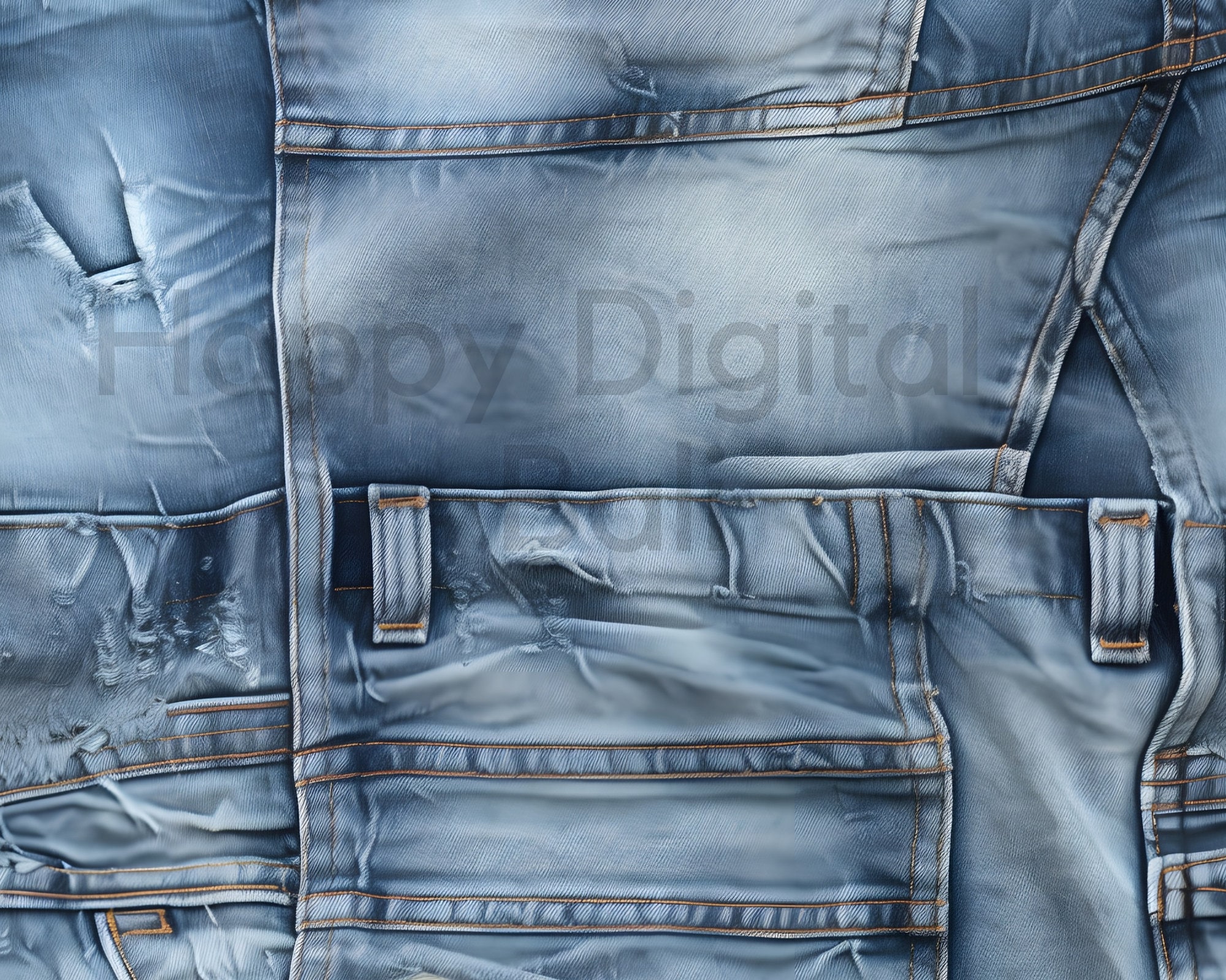 Denim Jeans Textures 10 Seamless Patterns, 12'x12', 300dpi Seamless ...