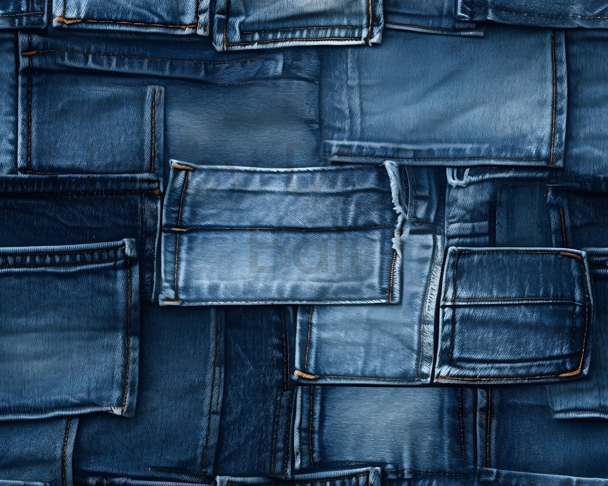 Denim Jeans Textures - 10 Seamless Patterns, 12'x12', 300dpi - Seamless ...