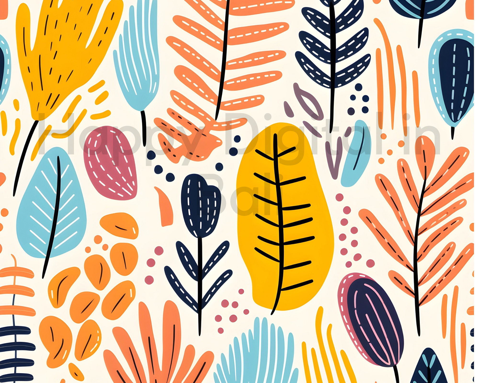 African Vibes 10 Seamless Patterns, 12'x12', 300dpi seamless Digital ...