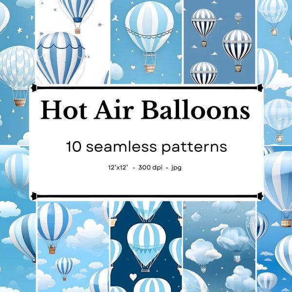 Hot Air Balloon Card - Etsy