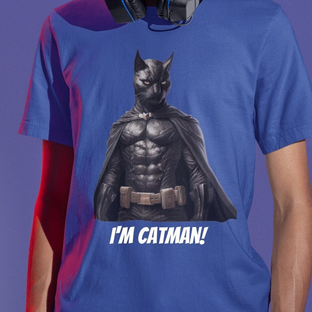 I'm Catman Funny Cat Short Sleeve Tshirt Tee - Etsy