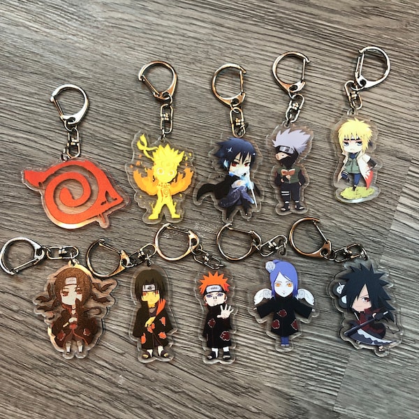 Anime Keychain - Etsy