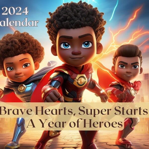 2024 Boys Calendar - Etsy