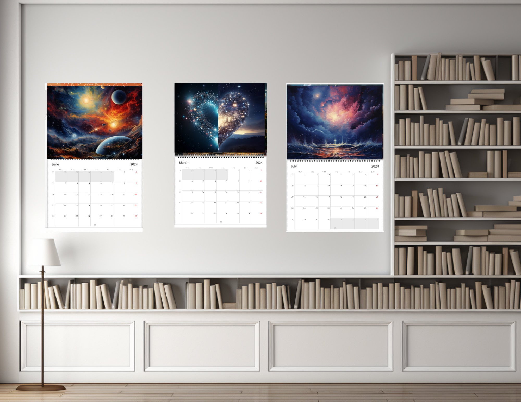 Calendrier Mural Cosmique 2024 vendu par Junket Kyle | SKU 4284376 ...