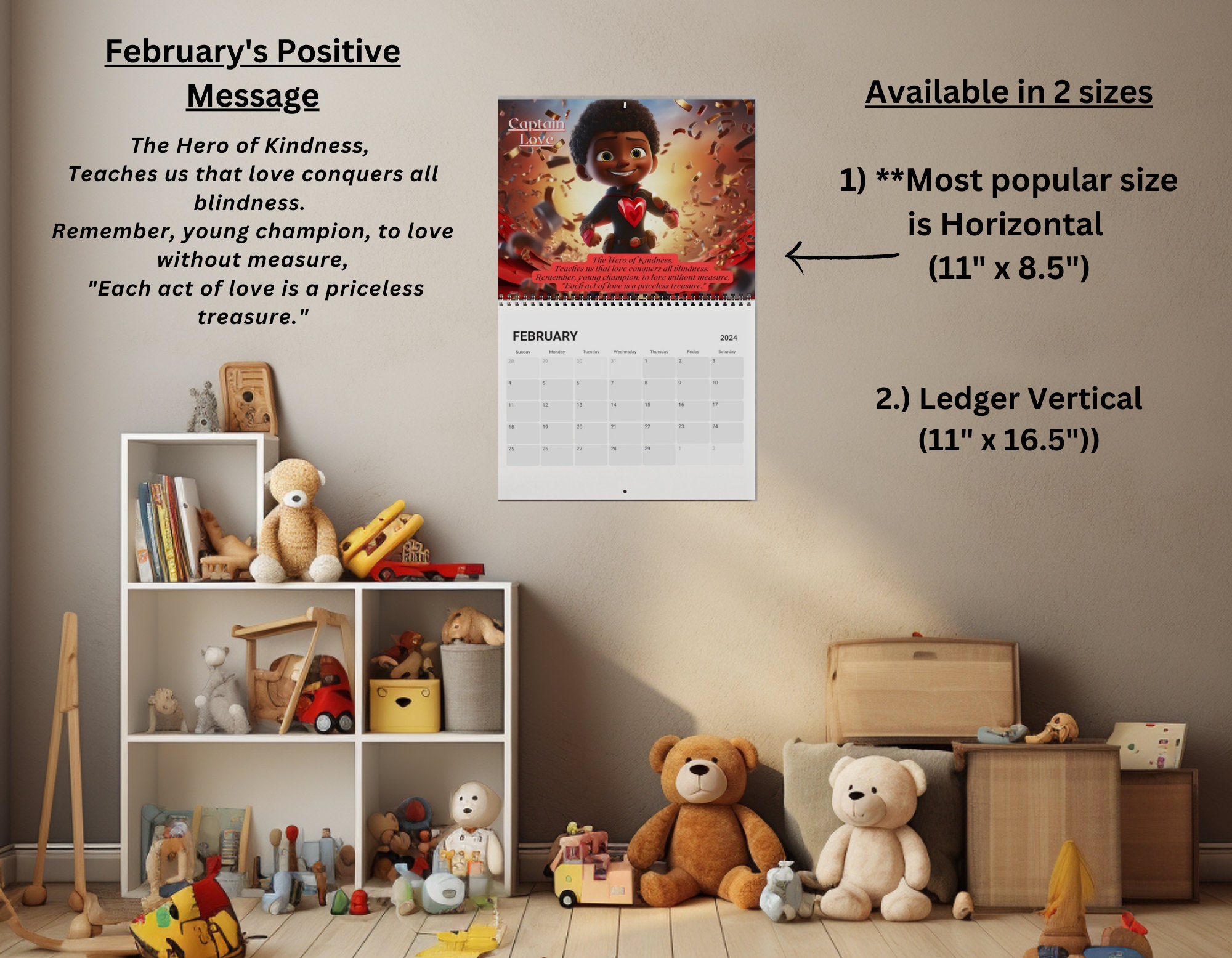 Superhero Calendar 2026, Boys Calendar 2026, Superhero Gifts, Boys ...