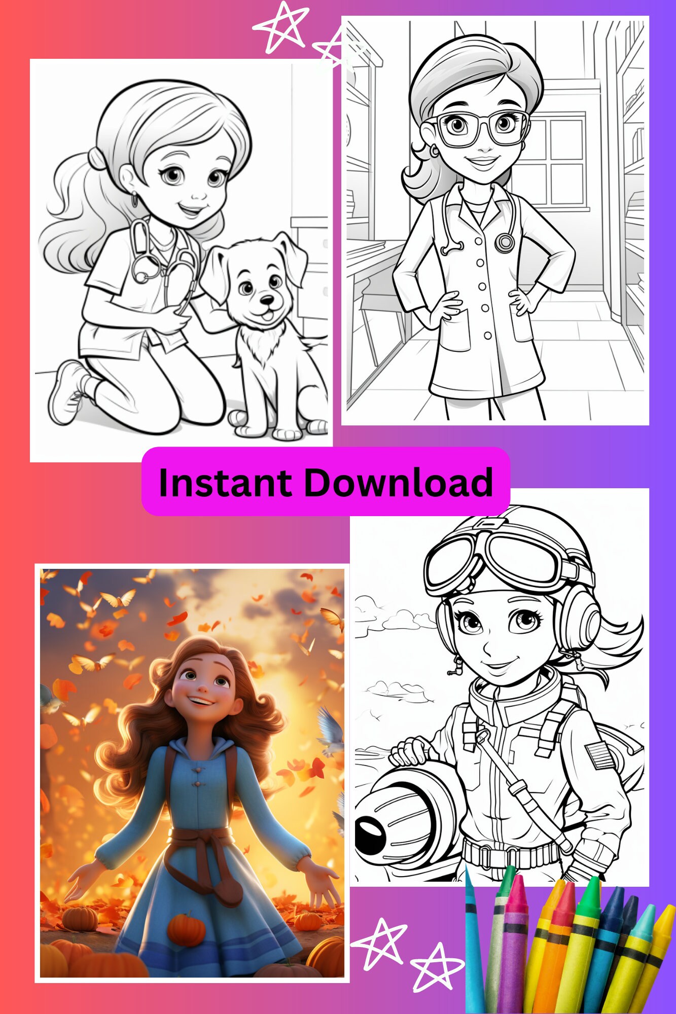 Girl Power Coloring Pages, Dream Big, Fly High Coloring Pages, Girl ...