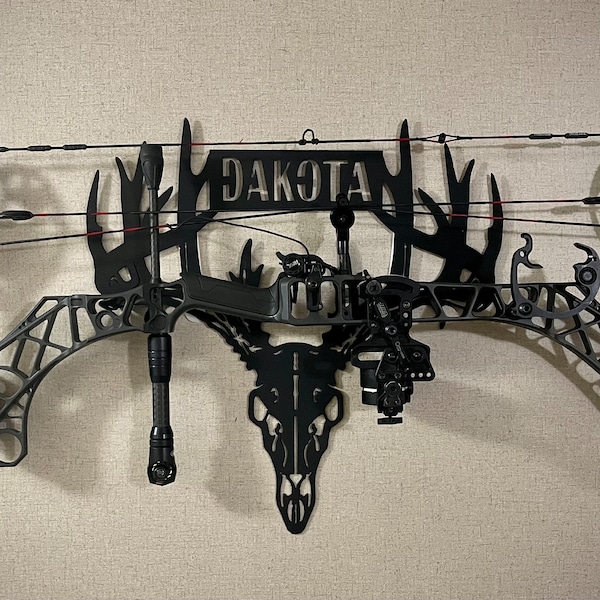 Metal Deer Bow Holder - Etsy