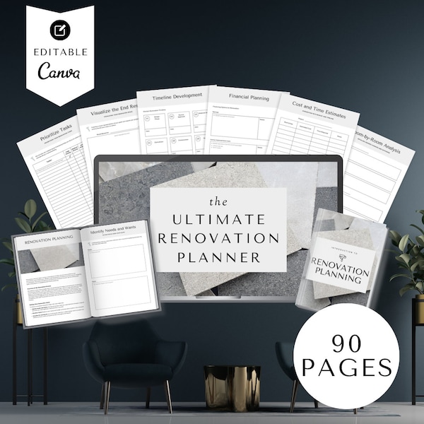 Renovation Planner - Etsy