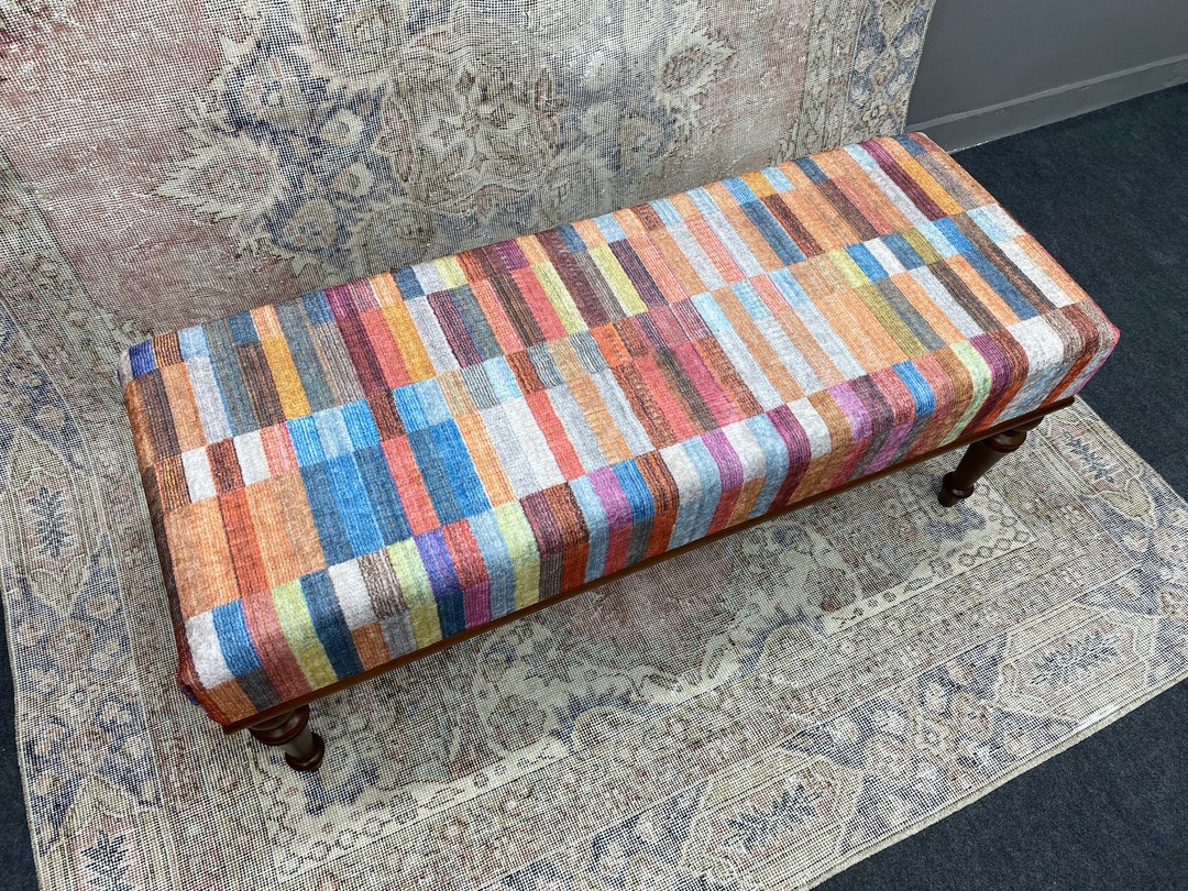 Ottoman Bench, Dressing Bench, Bohemian Bench, Bench for Entry ...