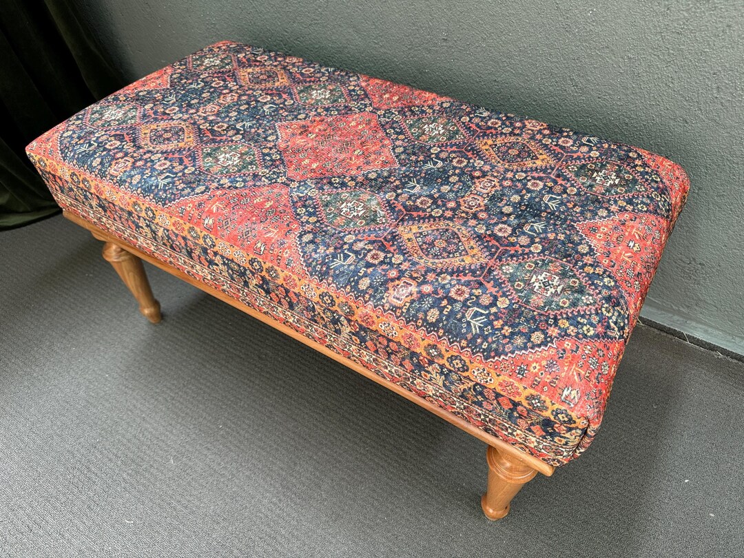 Turkish Rug Design, Upholstered Bench, Ottoman Benches, Modern Bench ...