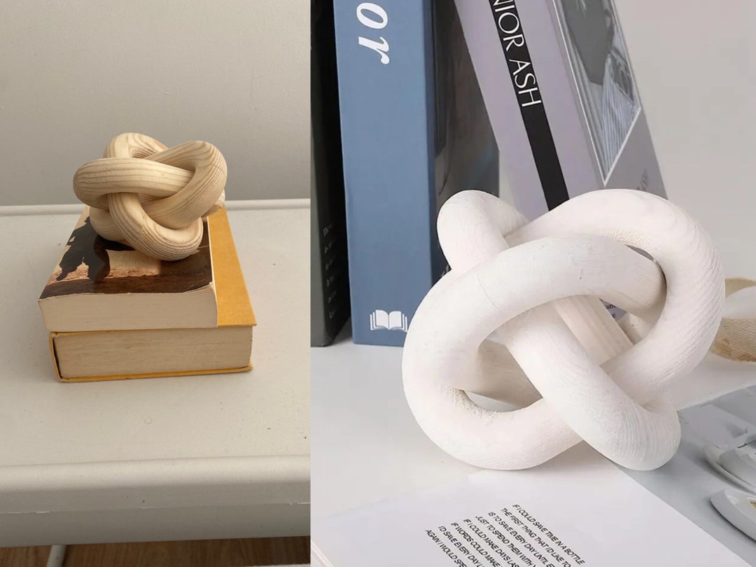 Hand-carved Pine Wood Knot Decor Modern Farmhouse & Boho Home Accent ...