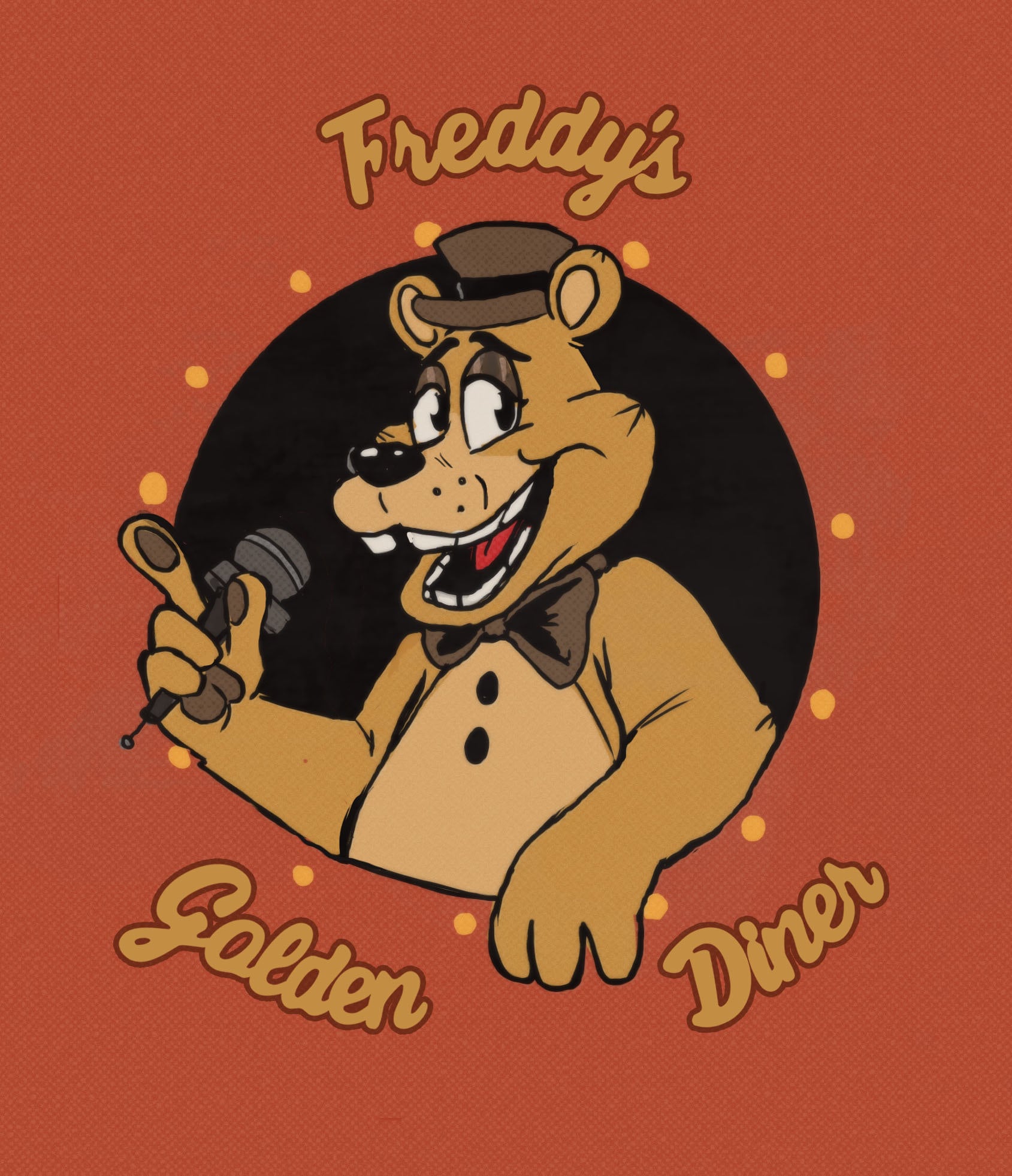 FNAF Inspired Vintage-styled Prize-counter Pins/buttons 58 Mm/ 2.28 ...