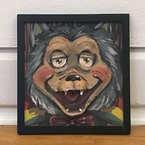 Rolfe Dewolfe Showbiz Pizza Animatronic Inspired Framed 8x8 3D Paper ...