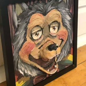 Rolfe Dewolfe Showbiz Pizza Animatronic Inspired Framed 8x8 3D Paper ...