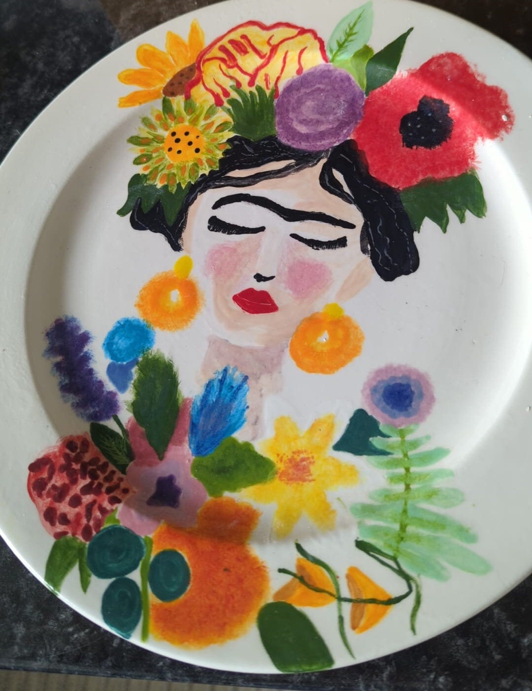 Frida Kahlo Plate - Etsy