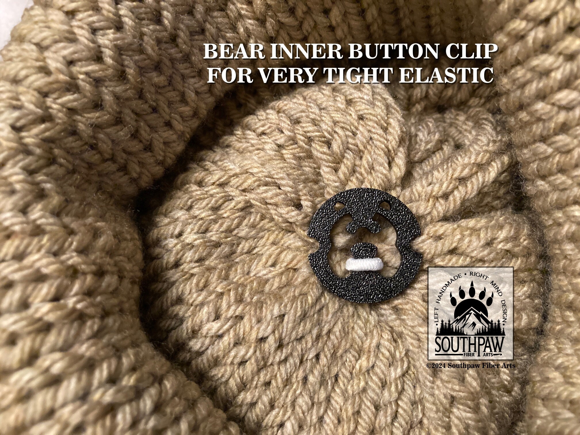 The All in One Pom Pom Button by Southpaw Fiber Art - Etsy