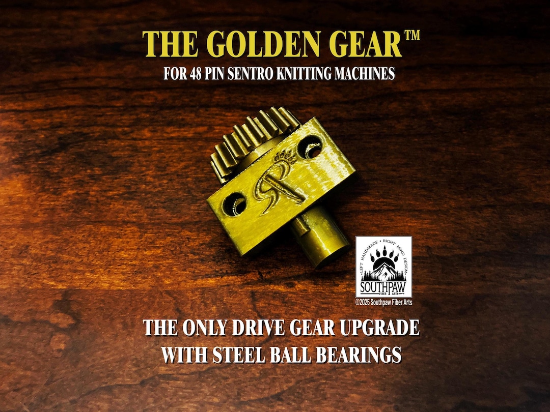 The Golden Gear™ Ball Bearing Upgrade: Sentro 48 Pin Knitting Machine ...