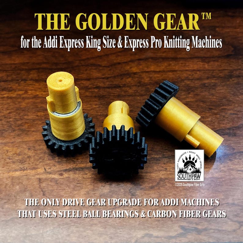 The Golden Gear™ Ball Bearing Upgrade: Addi King & Express Pro Knitting ...