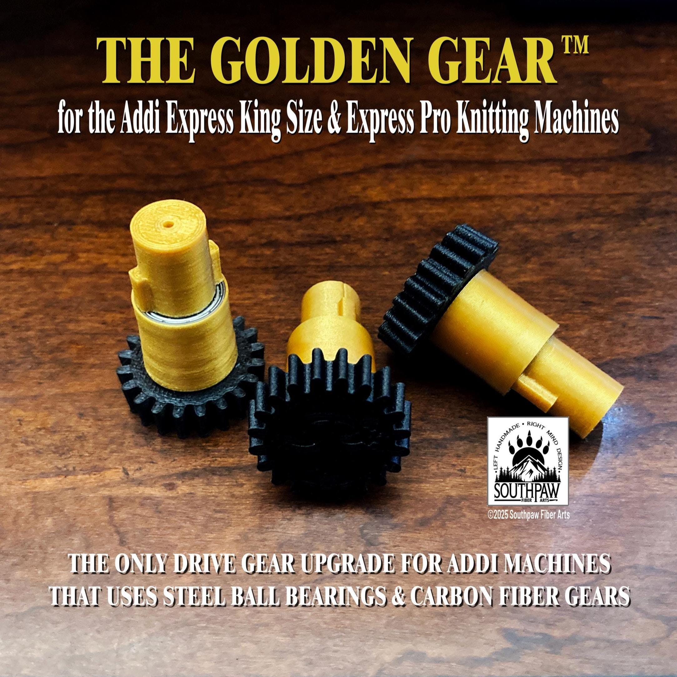 The Golden Gear™ Ball Bearing Upgrade: Addi King & Express Pro Knitting ...