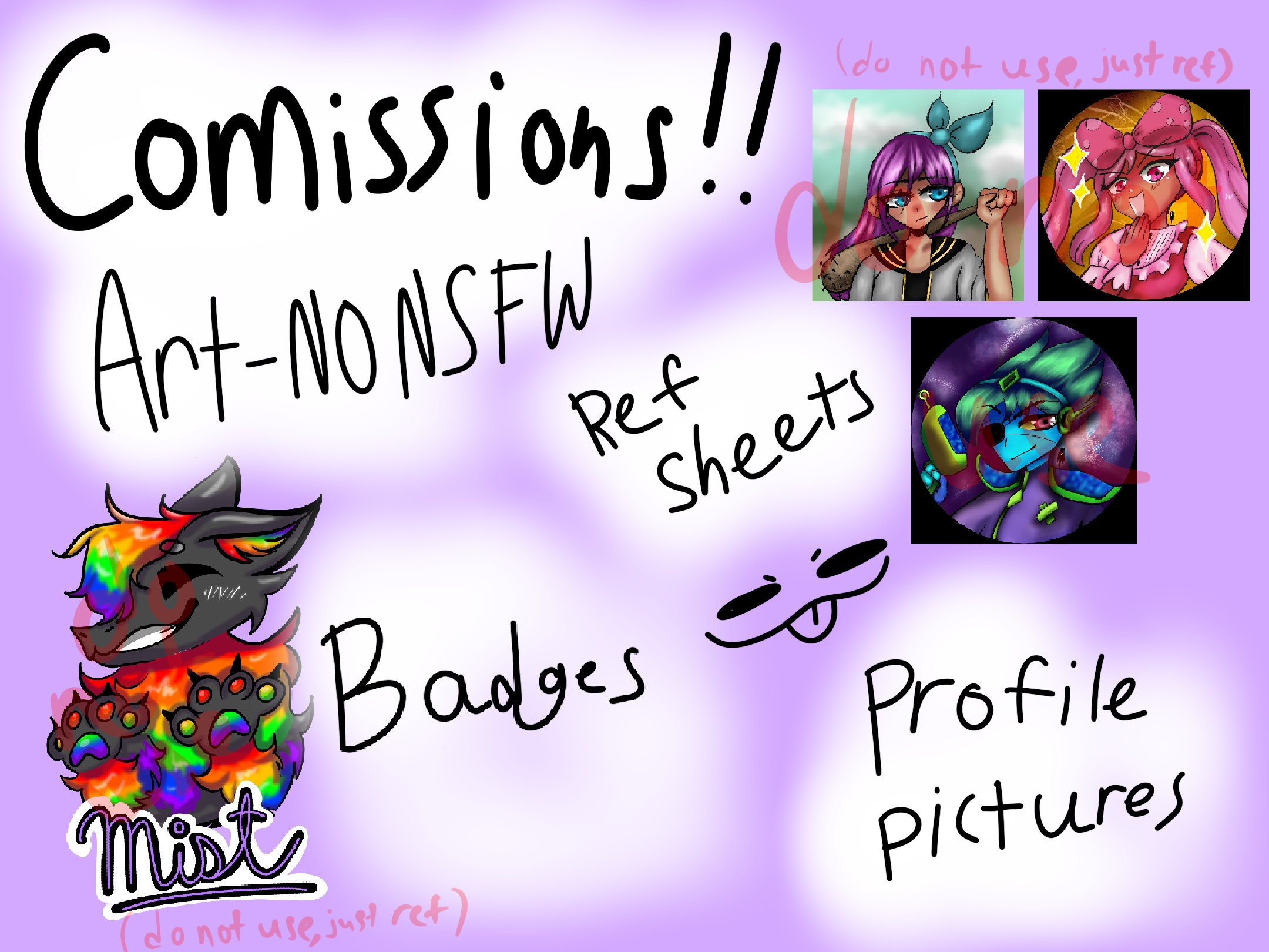 Art, Profile Pictures, and Badge Commissions! - Etsy
