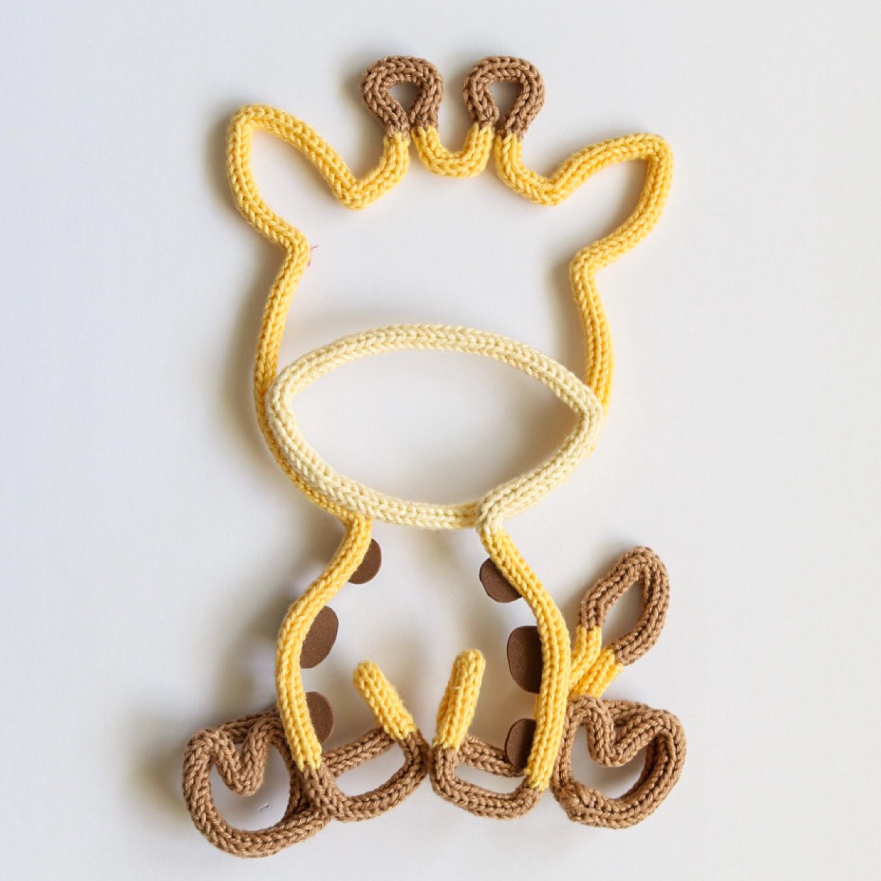 Personalized Knitted Wire Giraffe: Jungle Nursery Decor - Etsy