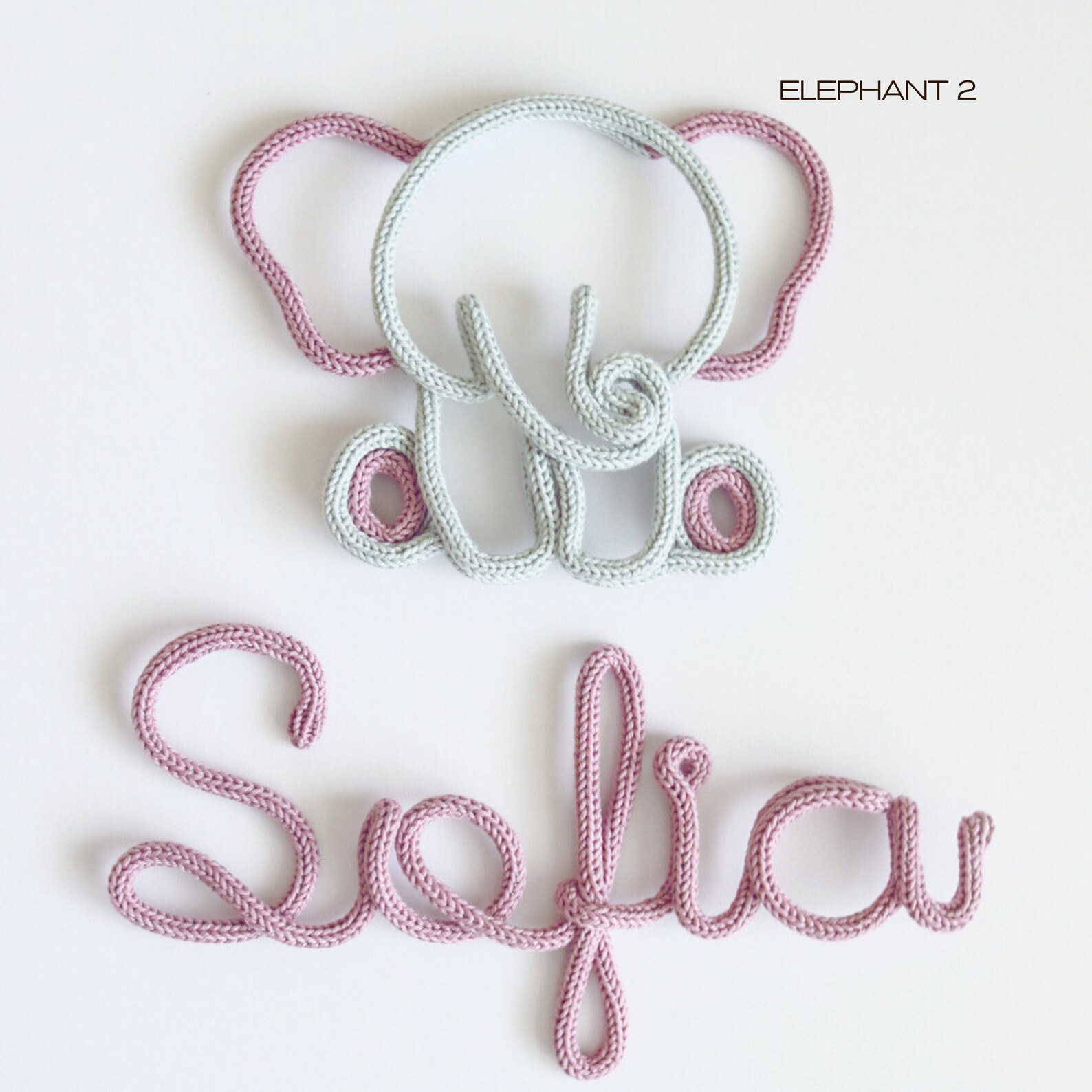 Personalized Knitted Wire Zebra: Jungle Nursery Decor - Etsy