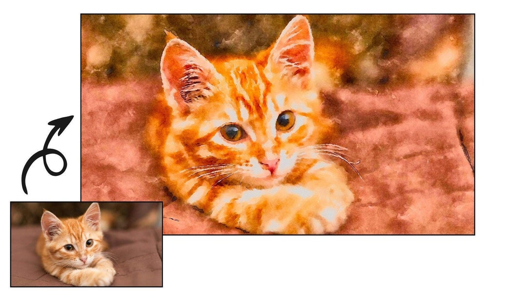 Turn Your Photo Into Art. Personalized Gift. Custom Digital Print in ...