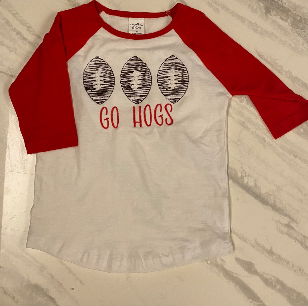 Go Hogs Football Shirt - Etsy