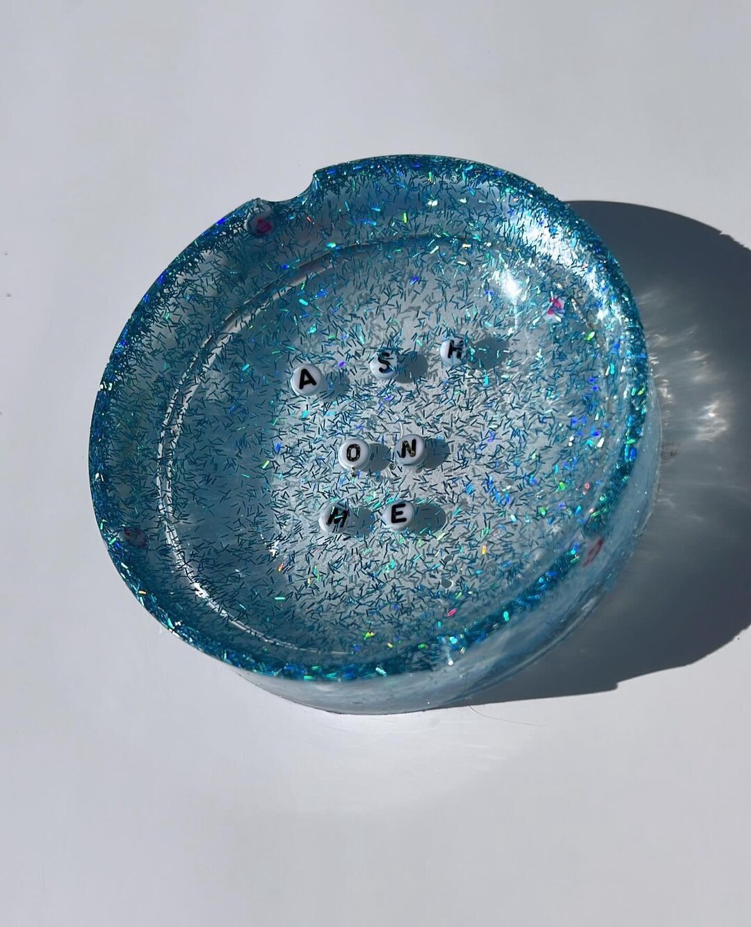 Ash on Me Glitter Ash Tray - Etsy