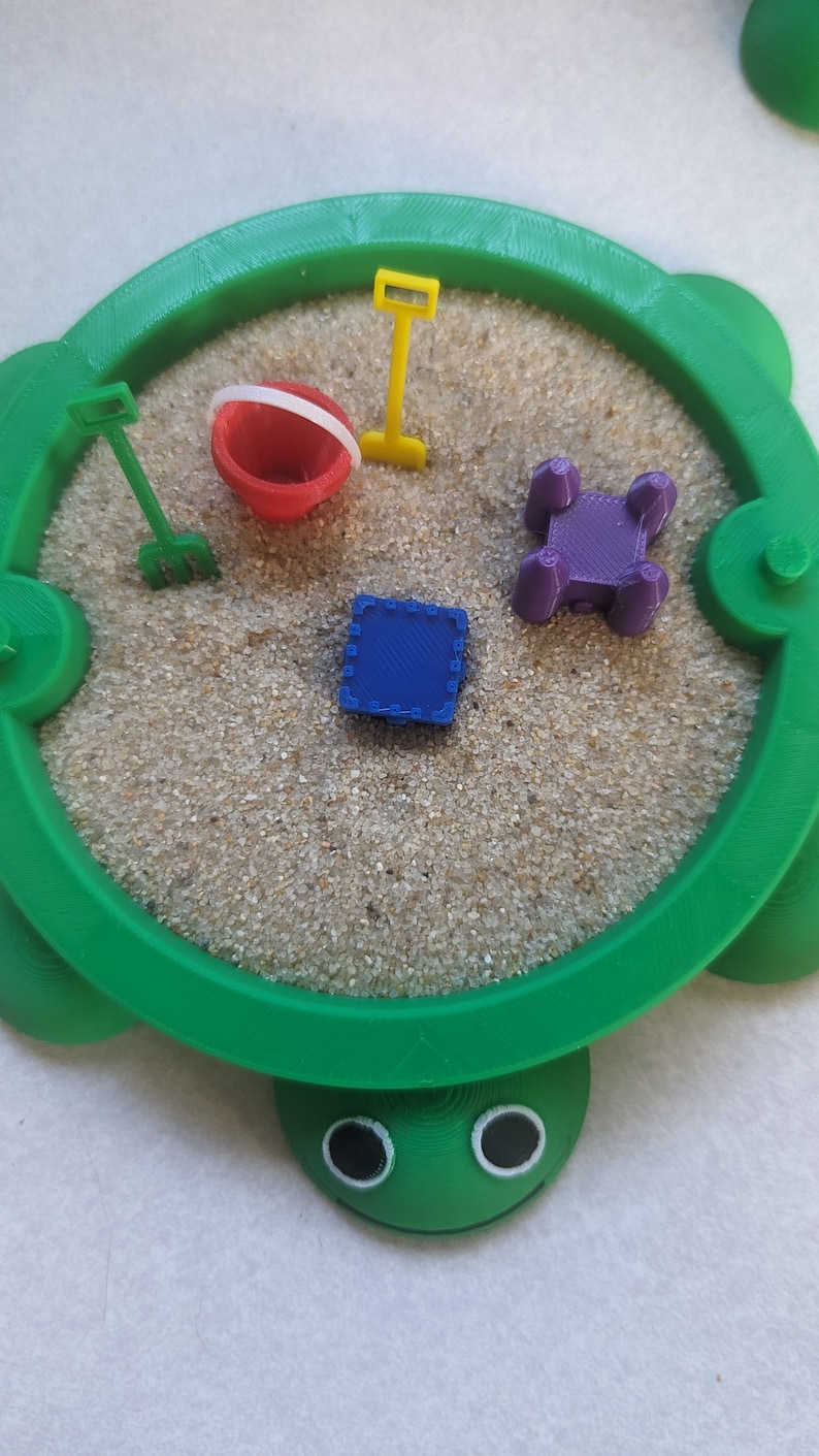 Sandbox, Zen Garden, Sensory Toy, 90s Nostalgia, Turtle Desk Toy - Etsy
