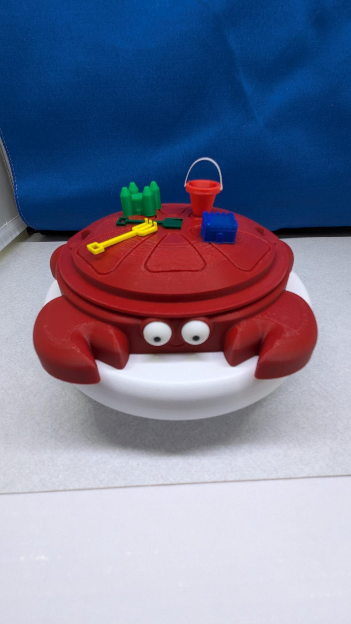 Crab Mini Sand Box, Zen Garden, Sensory Toy, Crabbie Desk Toy - Etsy
