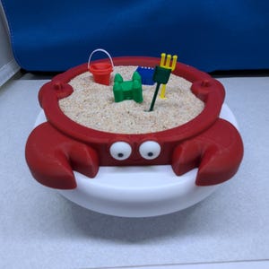 Crab Mini Sand Box, Zen Garden, Sensory Toy, Crabbie Desk Toy - Etsy