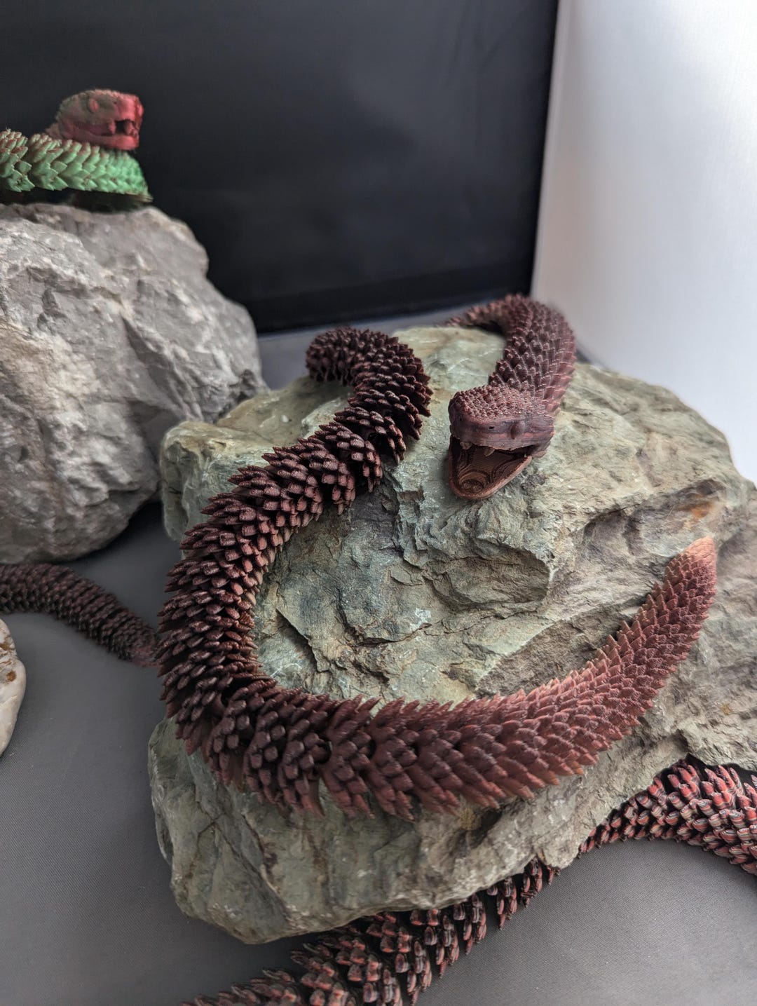 Poisonspike | 3D Printed Snake | Detailed Snake Scale Design | Fidget ...