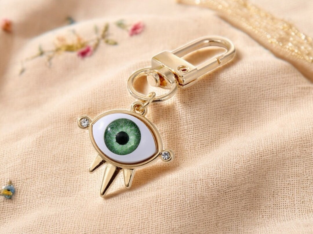 Bag Jewelry Keychain With Eye Realistic Sculpture Strange Scary Cute ...