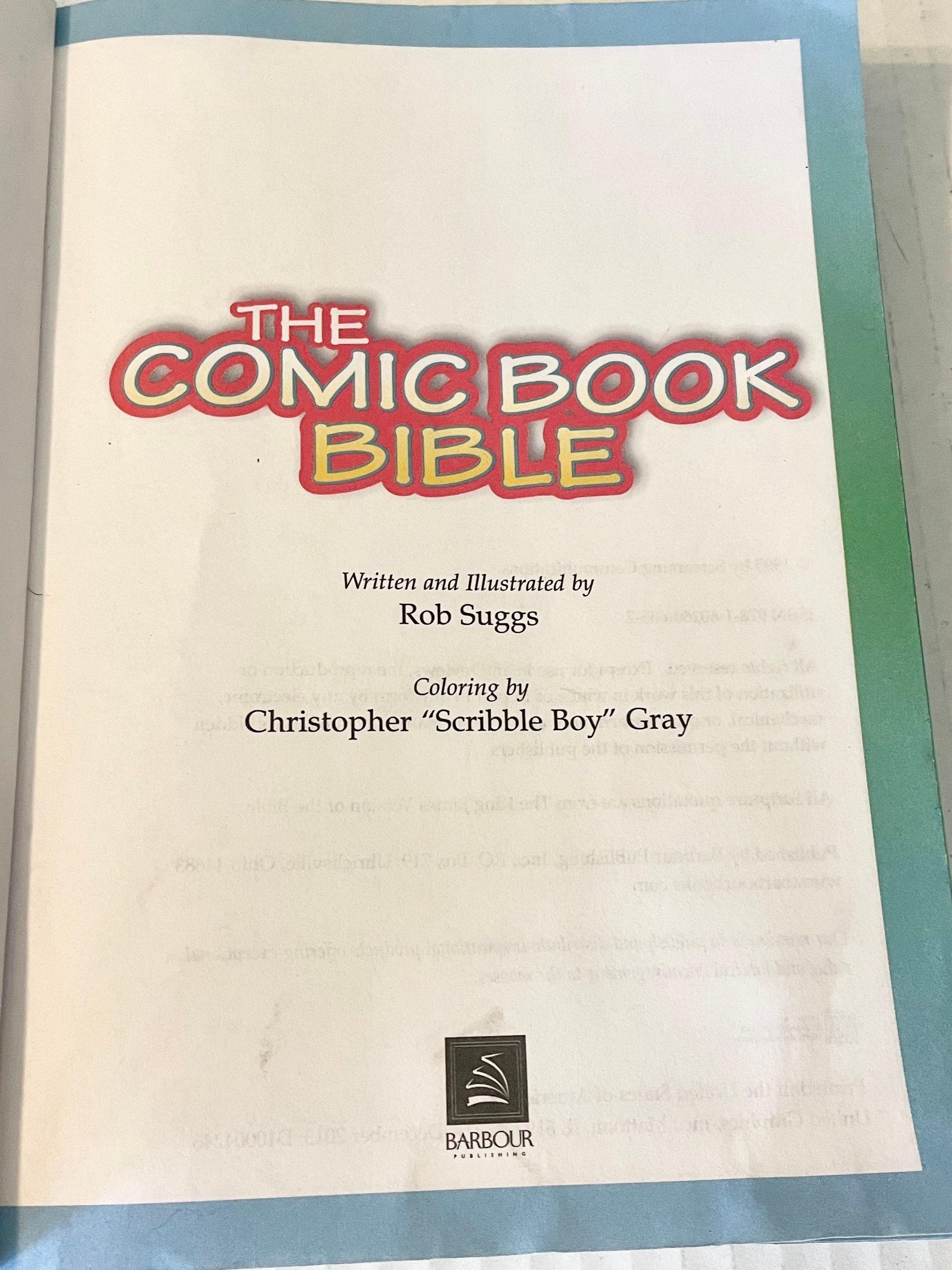 Rare Vintage the Comic Book Bible , Picture Perfect by Rob Suggs ...