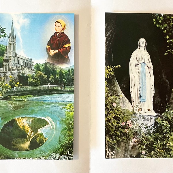Virgin Mary Postcards - Etsy