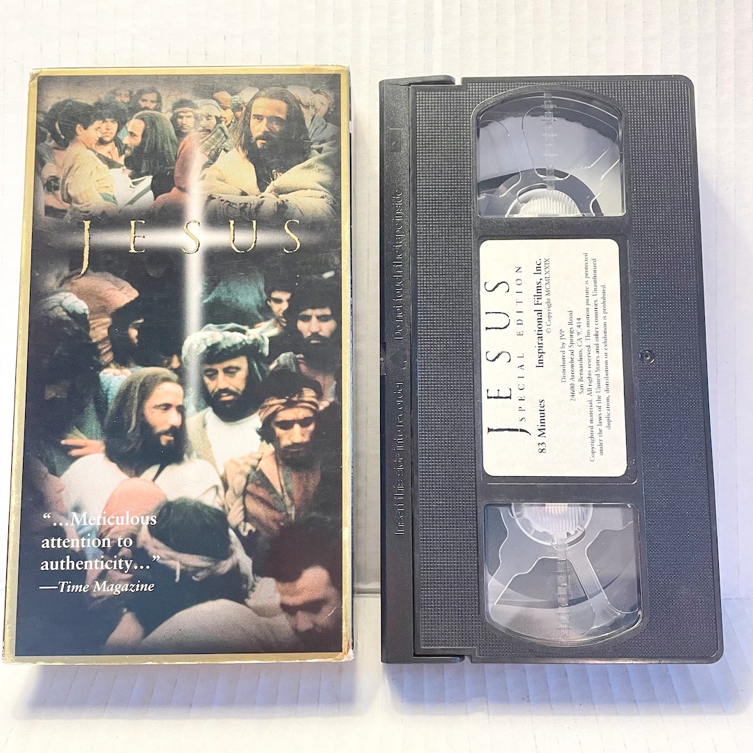 Vintage VHS Movie/show JESUS Special Edition - Etsy