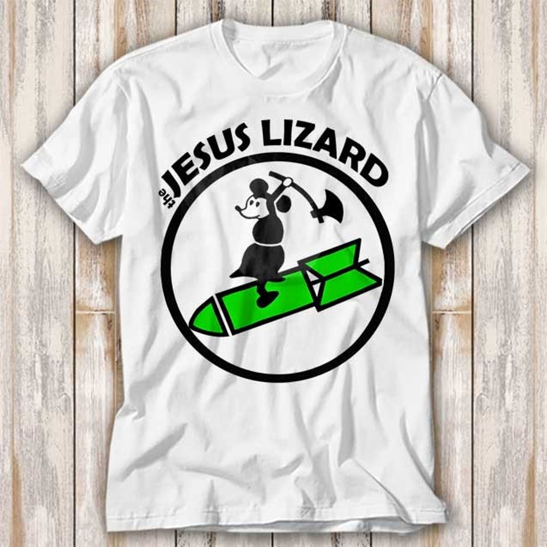 The Jesus Lizard Tee Mouse Retro Rock Punk T Shirt Best Seller Funny ...