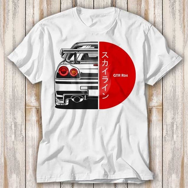 Nissan Skyline R34 T Shirt - Etsy