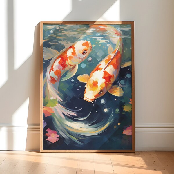 Coi Fish Wall Art - Etsy