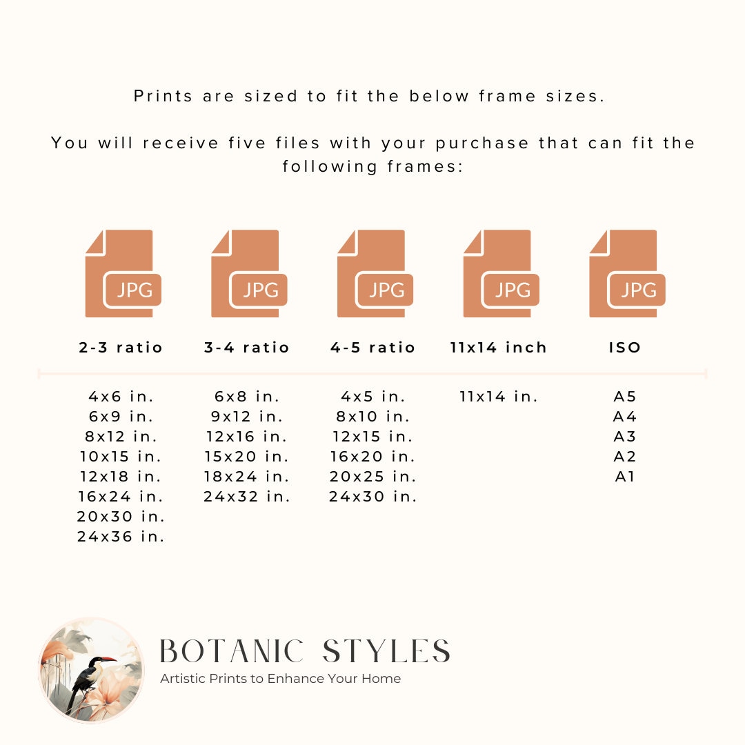 Set of 3 Digital Download Prints Japanese Crane & Birds of Paradise ...